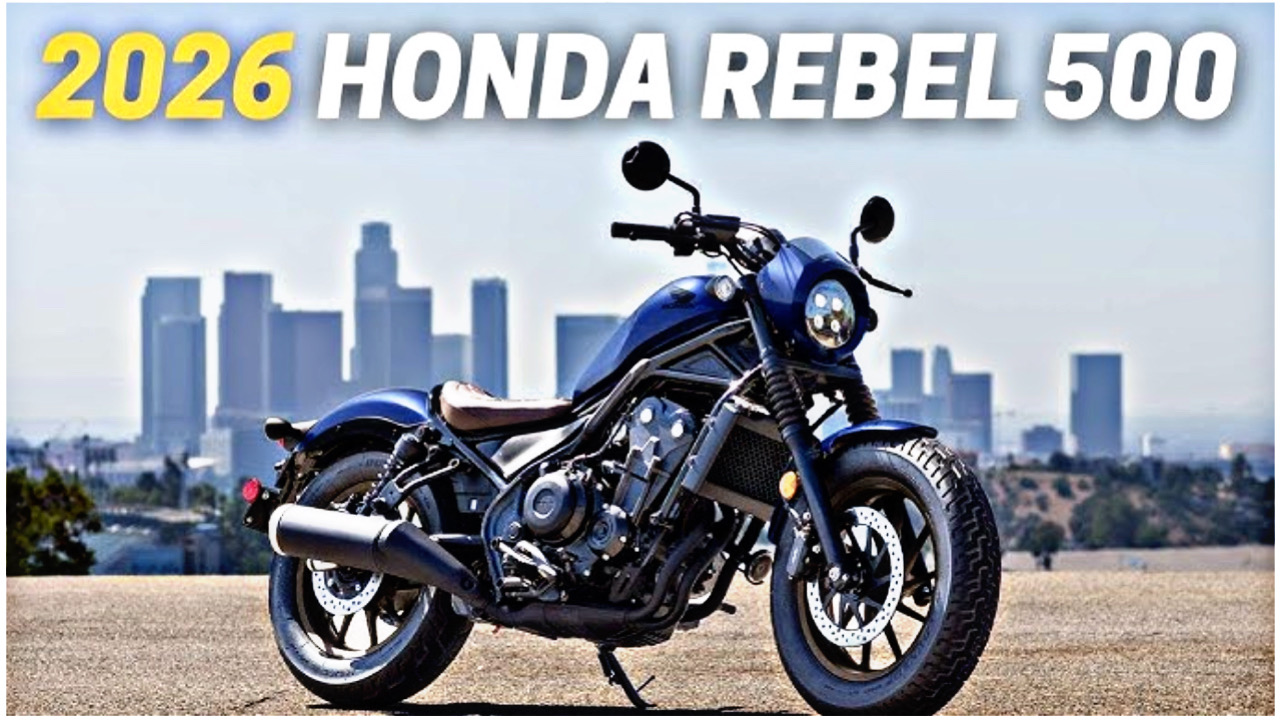 New sports Bike launched! Honda CMX500 Rebel 2026: Updated smart features with refined engine